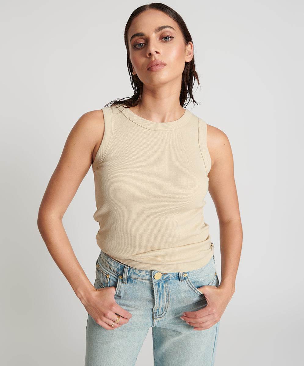 Ots Equipment Tank White - One Teaspoon USA