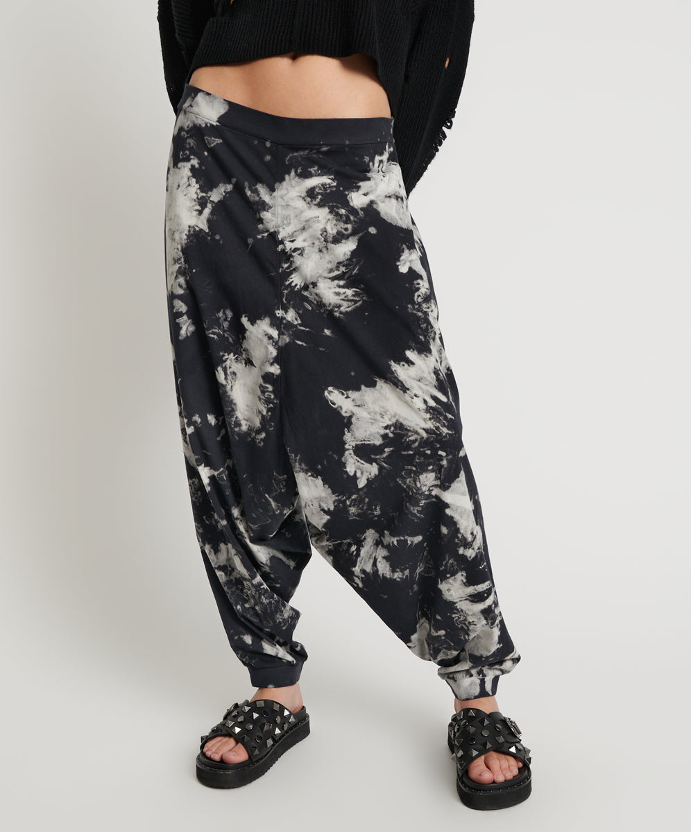 Tie Dye Organic Harem Pant | One Teaspoon USA