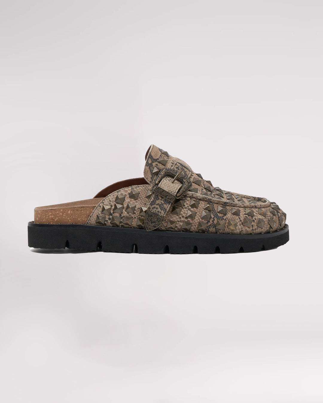 Studded Phoenix Slides - Snake | One Teaspoon USA