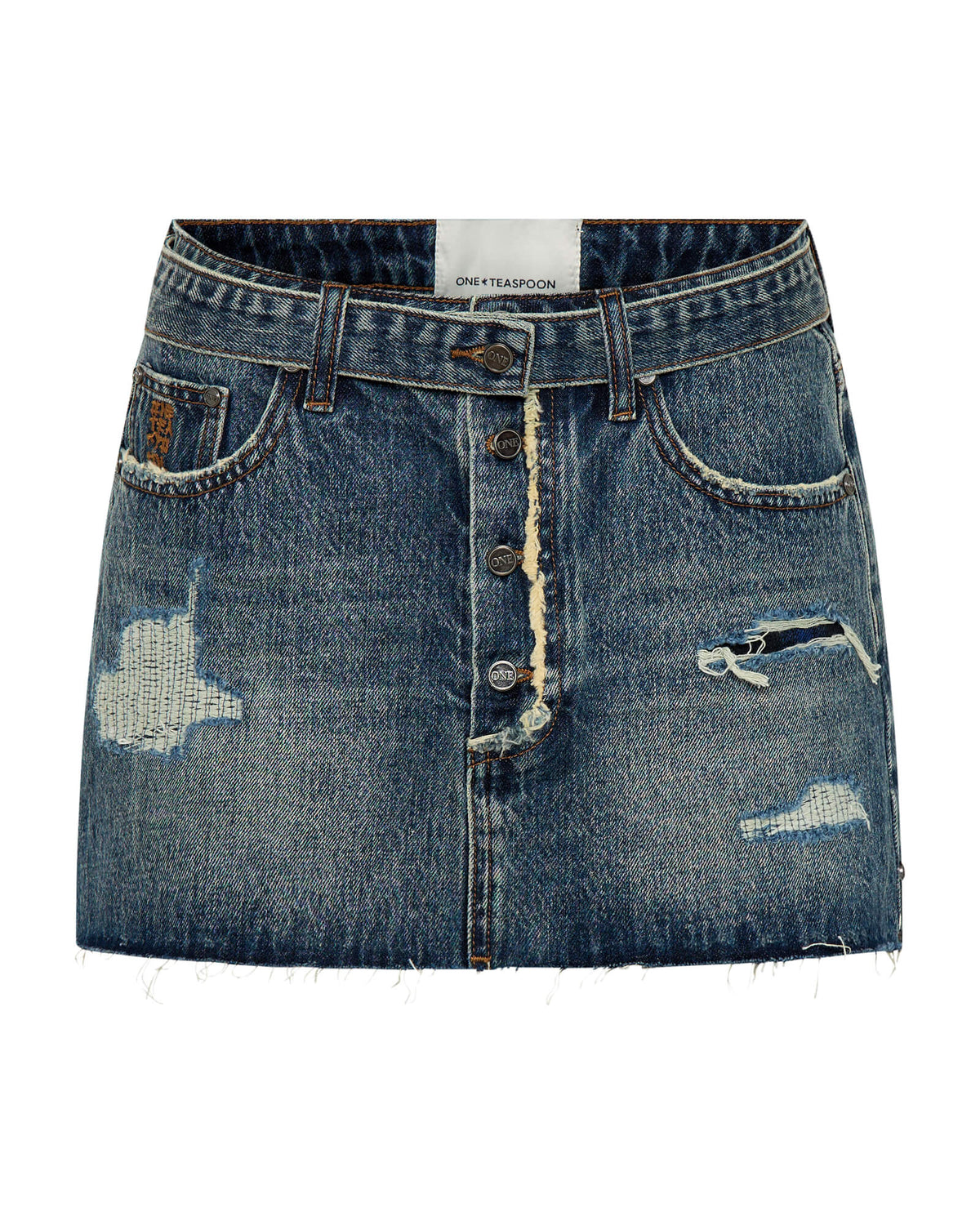 Women's Low Rise Denim Skirts | Low Waist Denim Skirts - One Teaspoon USA