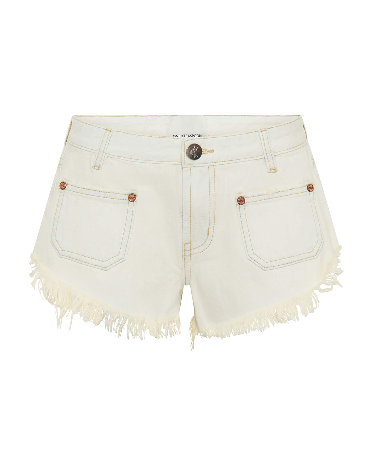 Women's Micro Jean Shorts - Mini Denim Shorts - One Teaspoon USA