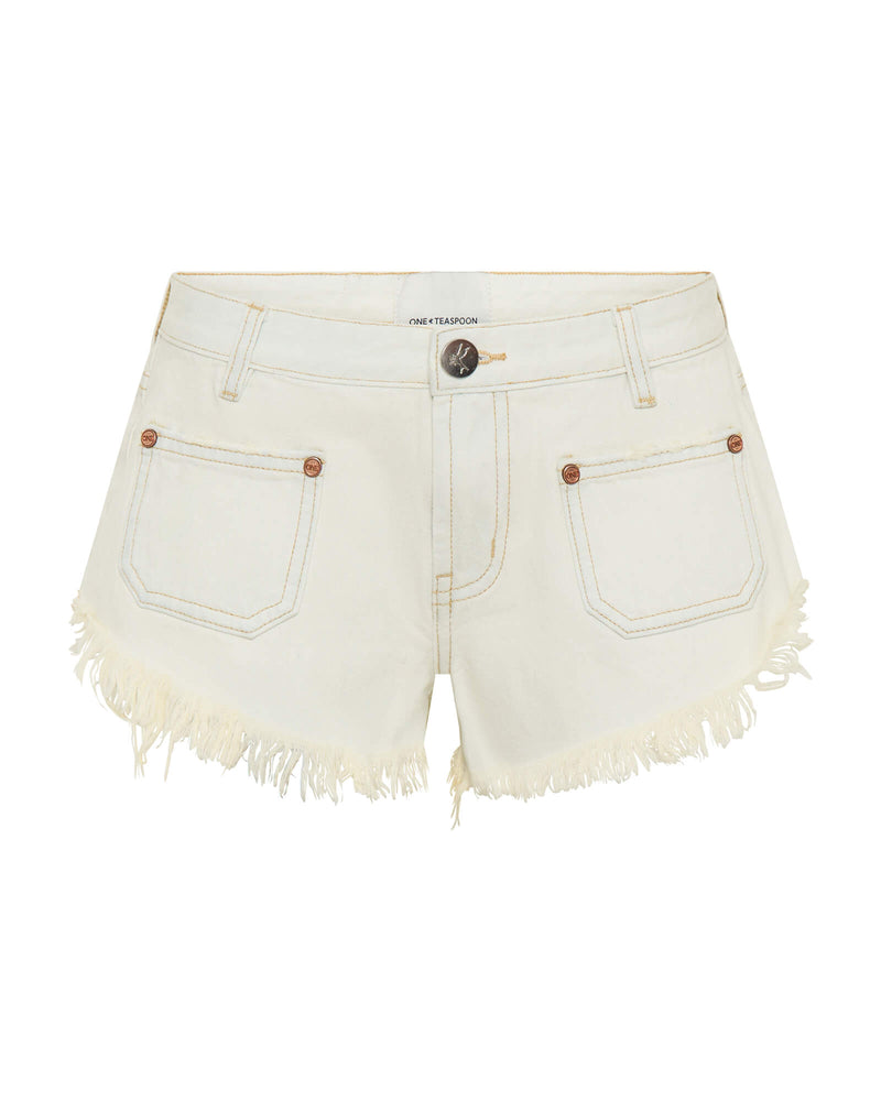 Women's Micro Jean Shorts - Mini Denim Shorts - One Teaspoon USA