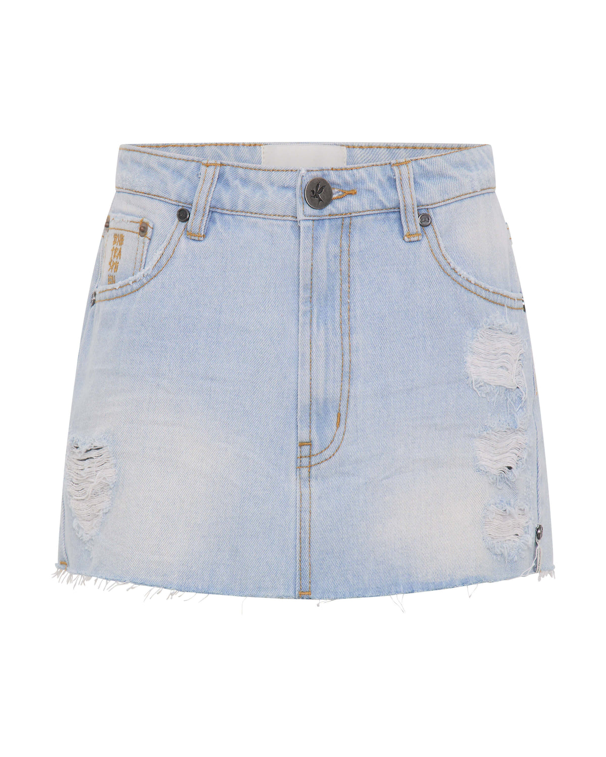 Women's Low Rise Denim Skirts Low Waist Denim Skirts - One Teaspoon USA