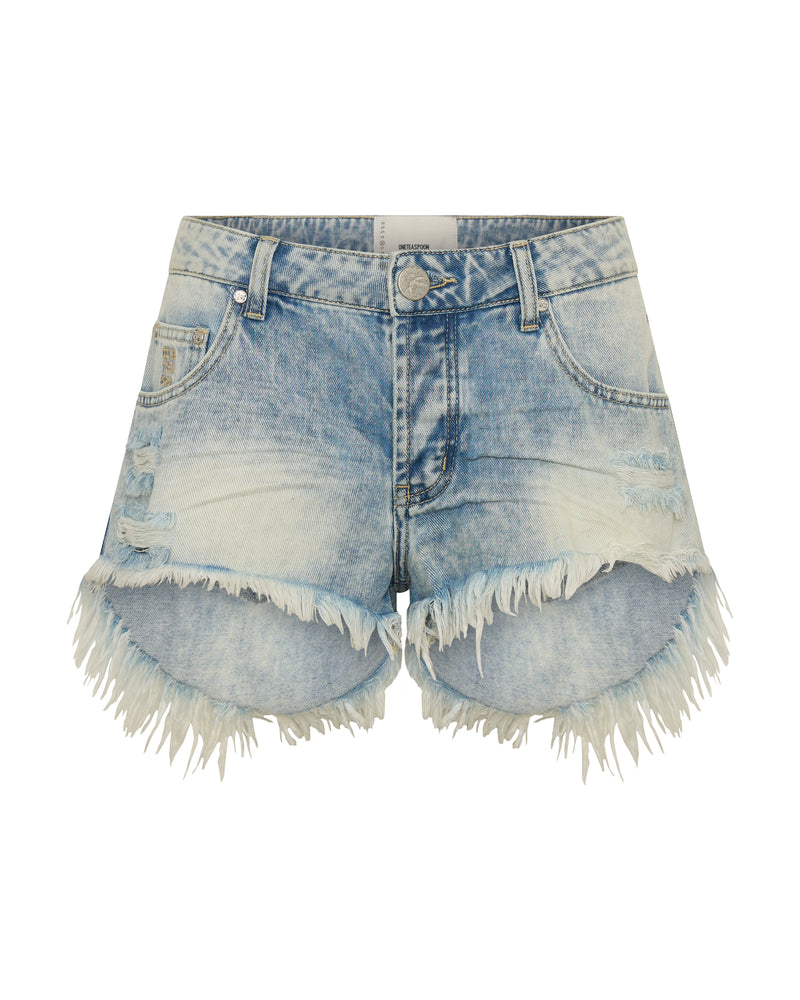 Women's Low Waist Denim Shorts | Shop Low Rise Jean Shorts Online - One ...